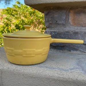 Longaberger | Kitchen | Longaberger Flameware Quart Saucepan Butternut ...